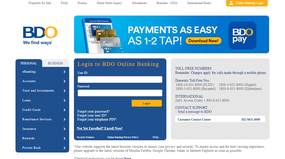 How to add Credit Card (Any New Card) to your Existing BDO online ...
